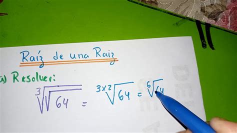 Partes De Una Raiz Enesima