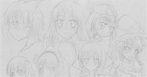 東方 【線画】「神霊廟主人公たちと暗躍者たち」 しりこだまのイラスト Pixiv