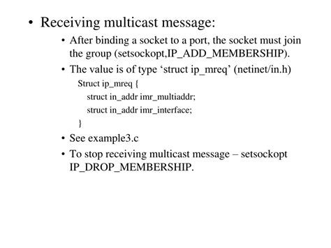 Ppt Broadcast And Multicast Sending And Receiving Network Packets Powerpoint Presentation