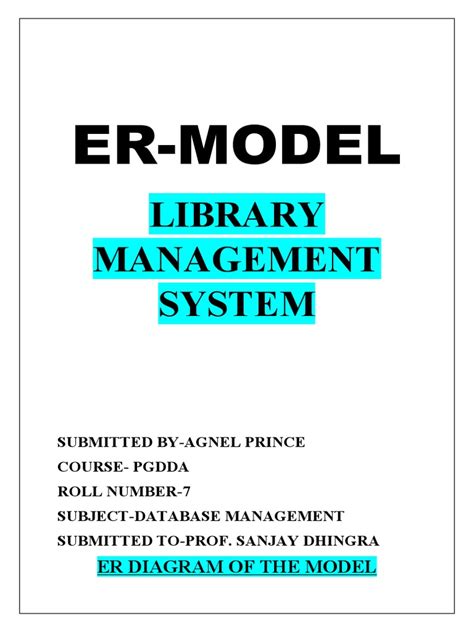 er model pdf software design databases