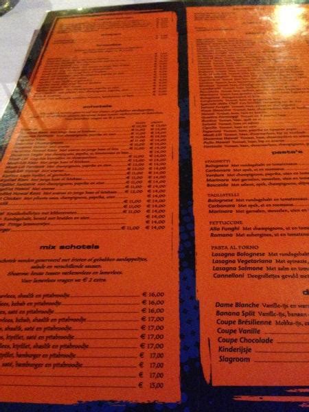 Menu At Adel Eethuis Kalmthout