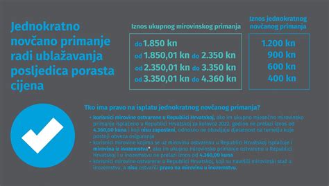 ODLUKA VLADE RH Idući mjesec isplata jednokratnog novčanog primanja korisnicima mirovine radi