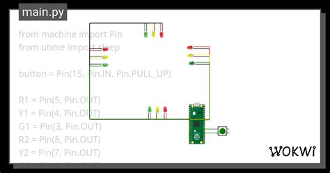 Blink With Micropython Wokwi Esp32 Stm32 Arduino Simulator