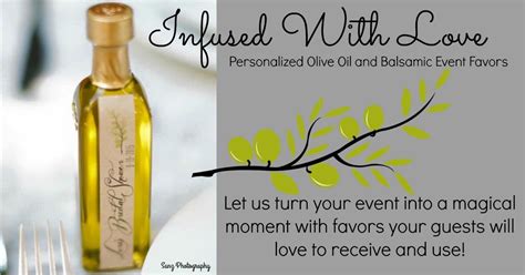 We Create Beautiful Olive Oil And Balsamic Vinegar Partywedding Favors