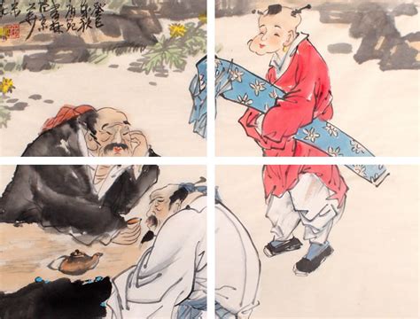 品茶图水墨画 品茶图 优雅品茶图片 第5页 大山谷图库