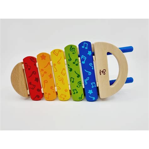 Xylophone arc en ciel en bois Nouvelle ère