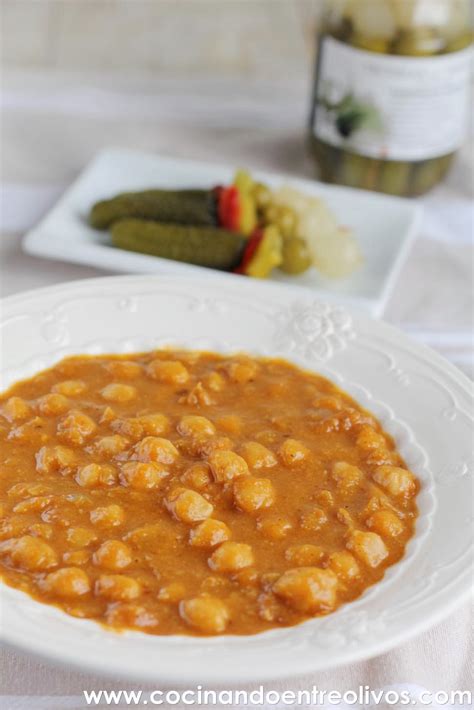 Potaje De Garbanzos Y Calabaza Receta Paso A Paso Cocinando Entre Olivos