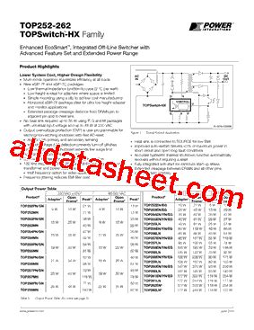 TOP255PN Datasheet(PDF) - Power Integrations, Inc.