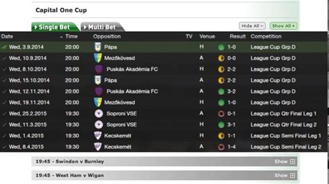 Carling Cup Fixtures Youtube