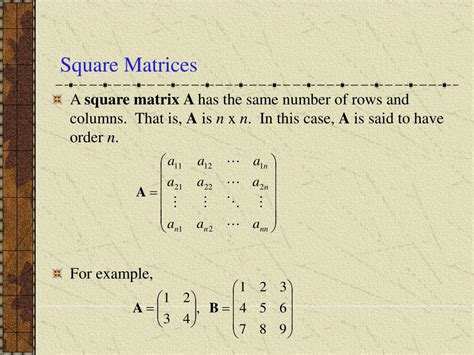 PPT Ch Review Of Matrices PowerPoint Presentation Free Download ID