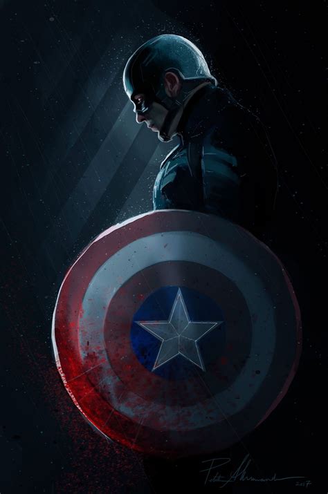 Captain America Aesthetic Wallpapers Wallpaper Cave