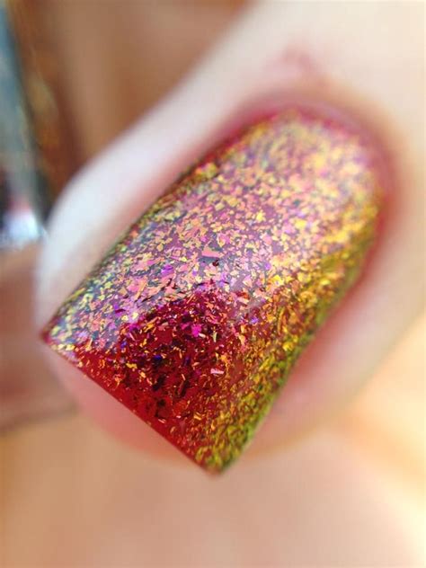 macro of phoenix nail design