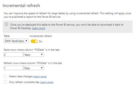 Incremental Refresh Store Rows Microsoft Fabric Community