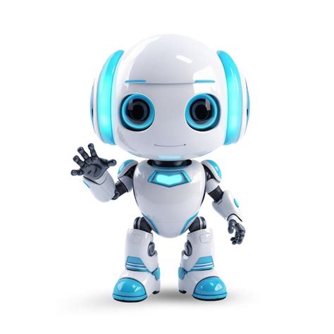 Premium Psd 3d Cute Robot Character