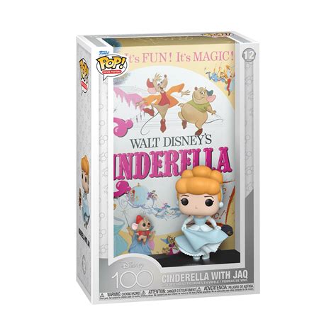 Free Shipping Funko Pop Movie Poster Disney 100 Cinderella Vinyl