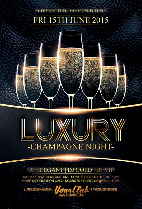 Classy Birthday Flyer Psd Template Artofit