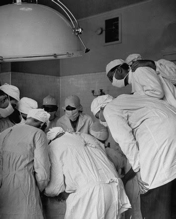 Howard University Medical Students Observing Operation Editorial Stock