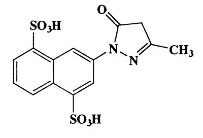 3 3 Methyl 5 Oxo 4 5 Dihydropyrazol 1 Yl Naphthalene 1 5 Disulfonic Acid