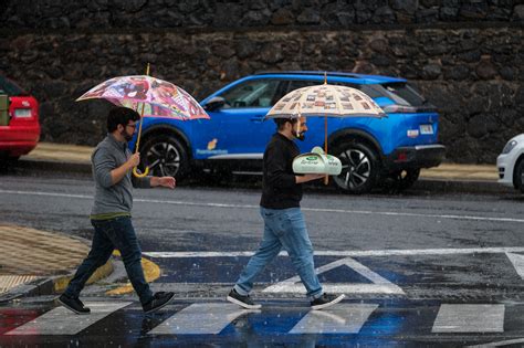 La Aemet Anuncia Posibles Lluvias En Canarias Este Domingo