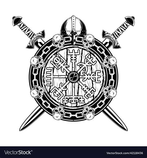 Astronomical Clock Vector Tattoo