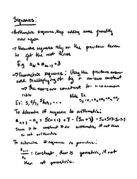 Midterm 3 Cheat Sheet MATH 1152 Studocu