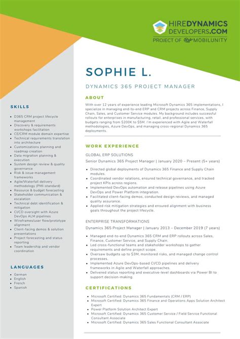 Microsoft Dynamics 365 Project Implementation Plan