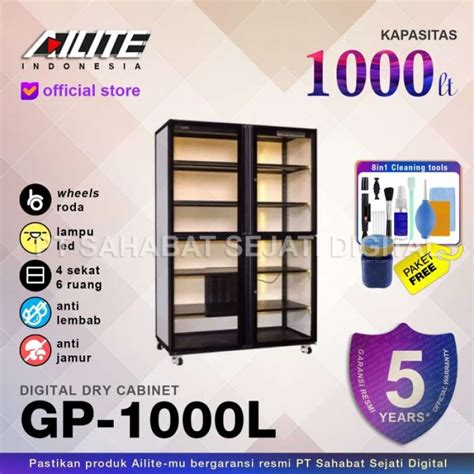 Jual Ailite Dry Cabinet Dry Box Gp 1000l Anti Jamur 1000 Liter 1000l Di