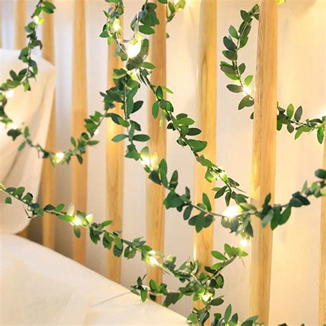Battery Operated Artificial Vine String Lights Indoor Festival