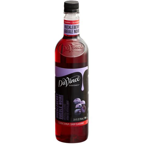 Davinci Syrup 750ml Huckleberry Cottonwood Kitchen Home