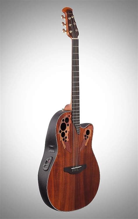 Акустическая гитара Ovation CE44P-FKOA Exotic Celebrity Elite Plus ...
