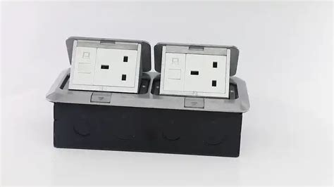 Ip40 Pop Up Floor Socket 2 Gang 13a Reliable Electrical Outlet