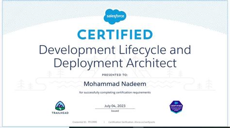 Mohammad Nadeem ♾️ On Linkedin Salesforce Architect Trailhead