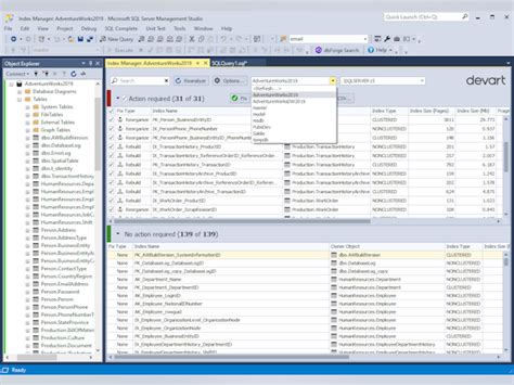 Dbforge Index Manager For Sql Server Pricing Cost And Reviews Capterra