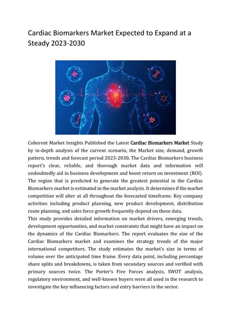 PPT - Cardiac Biomarkers Market Expected to Expand at a Steady 2023-2030 PowerPoint Presentation ...
