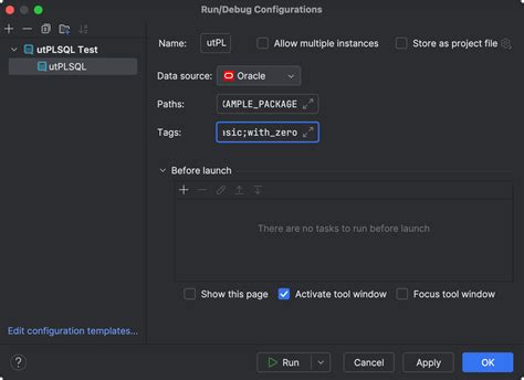 Utplsql Test Intellij Idea Documentation