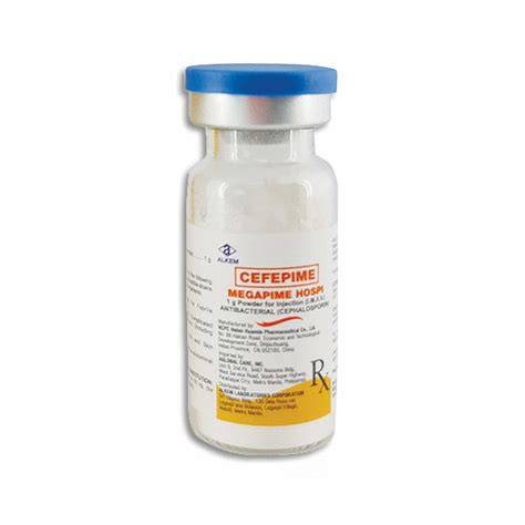 Megapime Cefepime Hydrochloride 1g Powder For Im Iv Injection 1 S Price