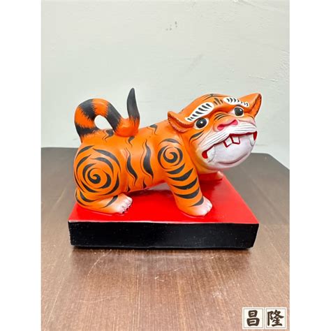 「昌隆」 三吋六 虎爺公 虎將軍 下壇將軍 樟木製 實木雕刻 金身 神像 蝦皮購物