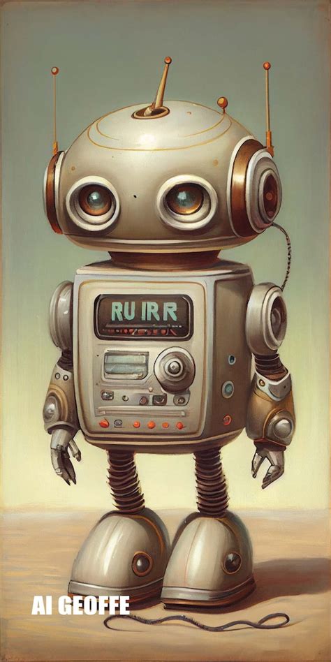 retro futurism robot