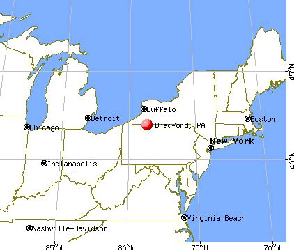 Bradford Pennsylvania Pa 16701 Profile Population Maps Real