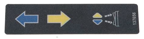 Genie Forward Reverse Label Oem Number 137656
