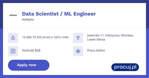 Oferta Pracy Data Scientist Ml Engineer Addepto Wrocław