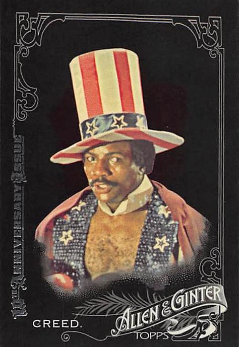 Apollo Creed Trading Card Carl Weathers Rocky 2015 Topps Allen