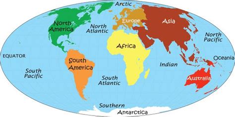 17 Best Images About Continentsoceans On Pinterest World Geography