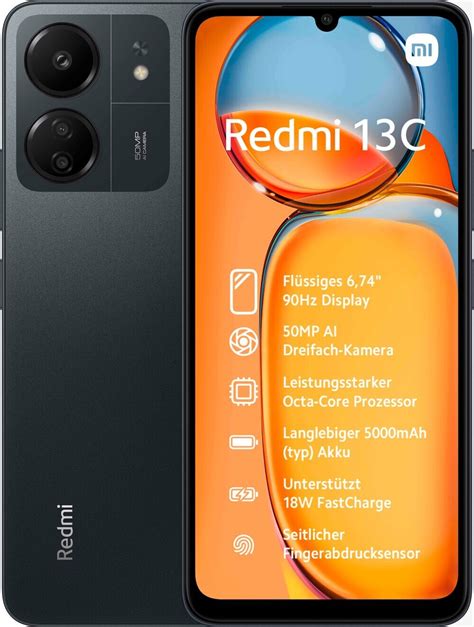 Xiaomi Redmi 13C 8GB 256GB Midnight Black A 117 99 Oggi Migliori