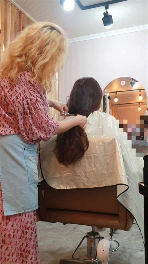 처음 잘라보는 단발머리 진주 헤어샵 예뻐지다에서 네이버 블로그