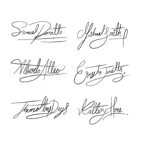 Página 2 Imágenes De Firma Dibujo Descarga Gratuita En Freepik