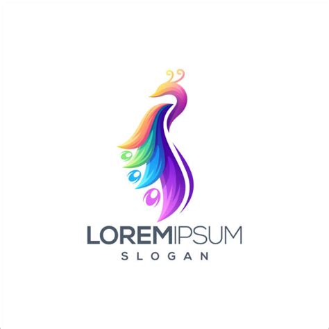 1800 Peacock Logo Stock Illustrations Royalty Free Vector Graphics