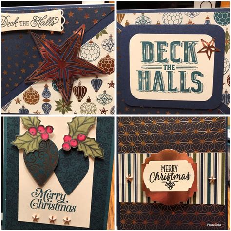 Stampin Up BRIGHTLY GLEAMING SPECIALTY DESIGNER SERIES PAPER CHRISTMAS GLEAMING STAMP SET