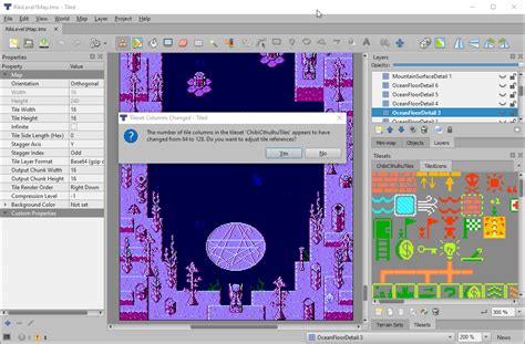 How To Fix The Number Of Tile Columns In The Tileset TilesetName Appears To Have Changed