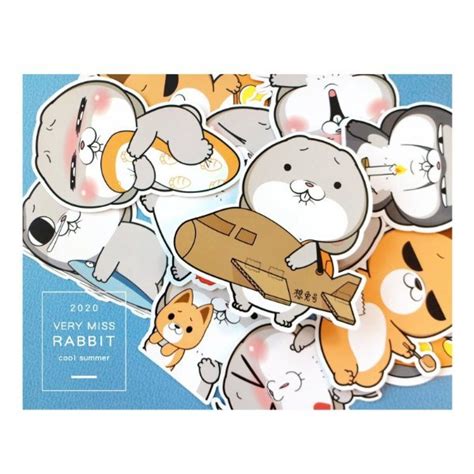 裝飾 貼紙 好想兔系列 Cst 323 防水裝飾貼紙 行李貼 裝飾貼 防水貼紙 恐龍先生賣好貨 Yahoo奇摩拍賣